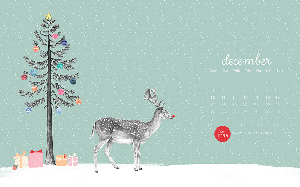GET FESTIVE WITH OUR FREE DECEMBER DESKTOP CALENDAR – Love Mae AU