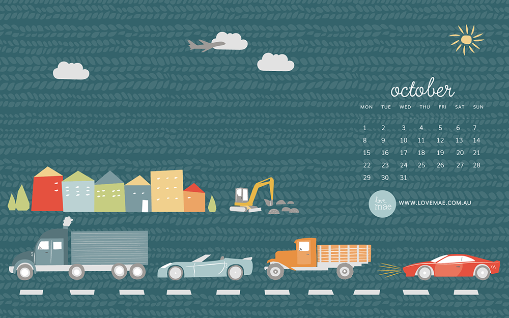 GET MOVING IN OCTOBER WITH OUR FREE DESKTOP CALENDAR – Love Mae AU