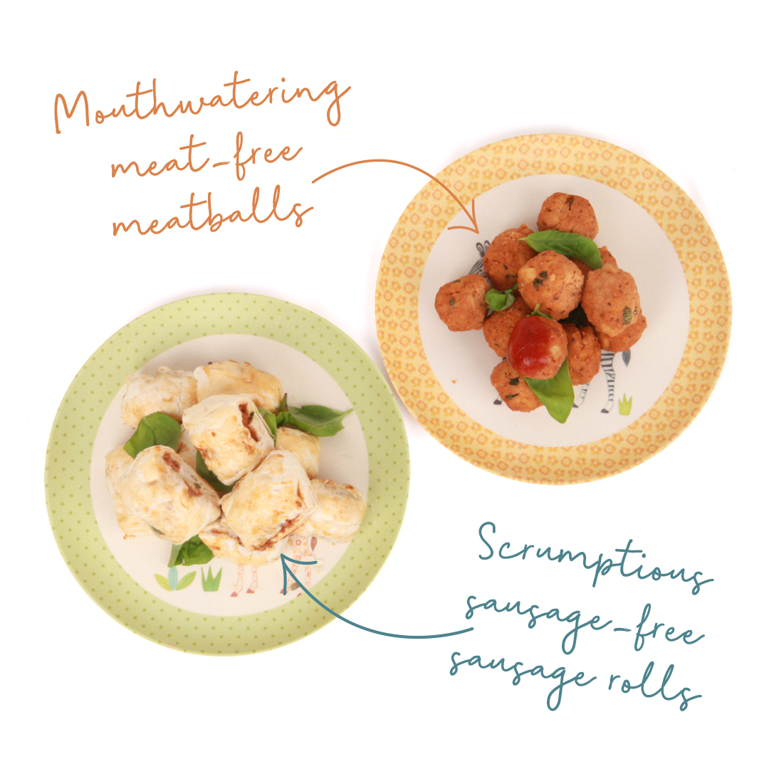 Lulu's Kitchen: Party Food | Meat-free Meatballs & Sausage-free Rolls ...